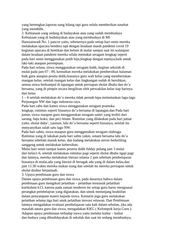 Contoh Magang 1 | PDF