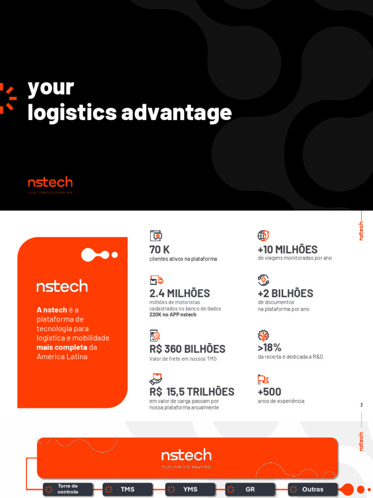 Plataforma de Logística Nstech na América Latina | PDF | Logística | Custo