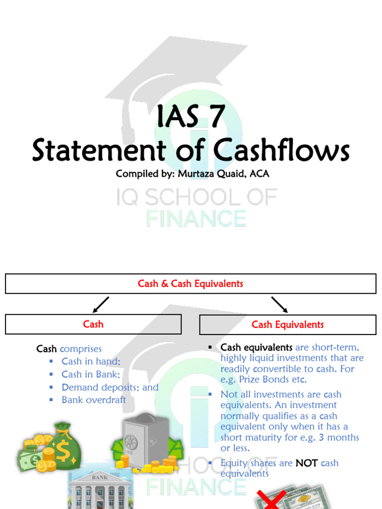 IAS 7 - Statement of Cashflows Statement | PDF | Investing | Income