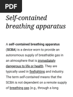 SCBA User Manual and Maintenance Guide | PDF | Valve | Breathing