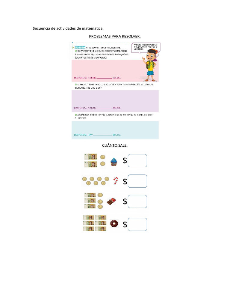 matemática OCTUBRE | PDF