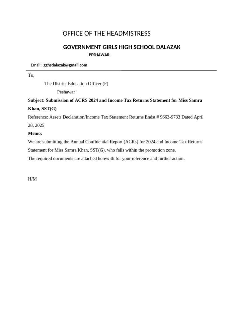 ACRS 2024 Submission for Miss Samra Khan | PDF