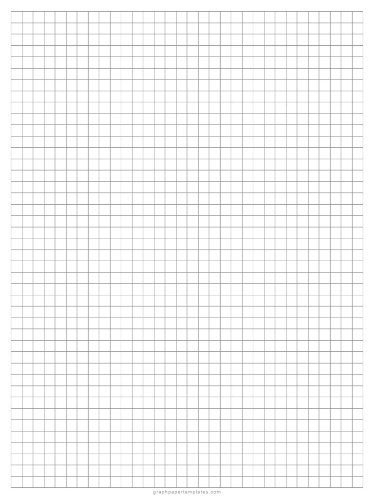 1 4 Inch Graph Paper | PDF