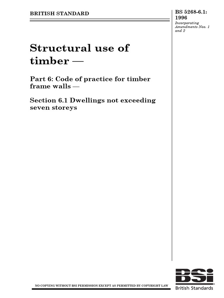BS 5268 - Racking Resistance | PDF | Regulation | International ...