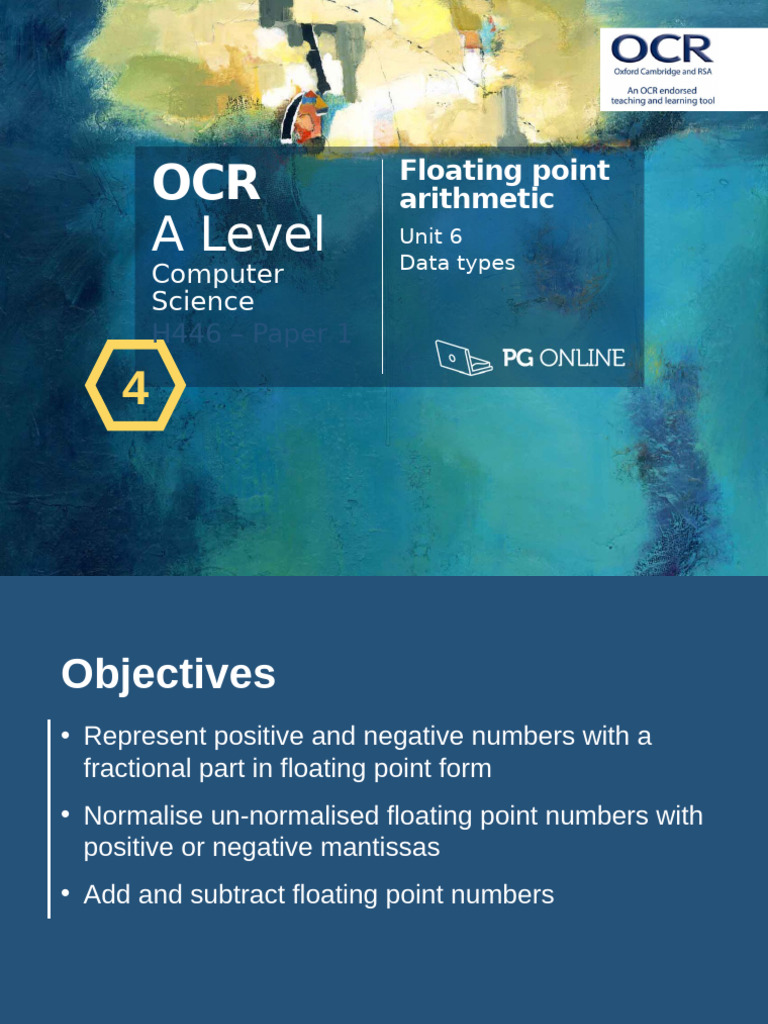 Data Types T4 Floating Point Arithmetic | PDF | Decimal | Arithmetic