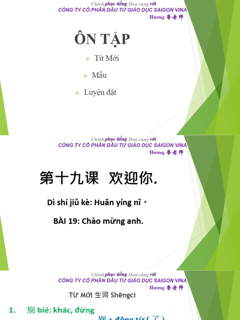 Bai 19 Chao Mung Anh | PDF