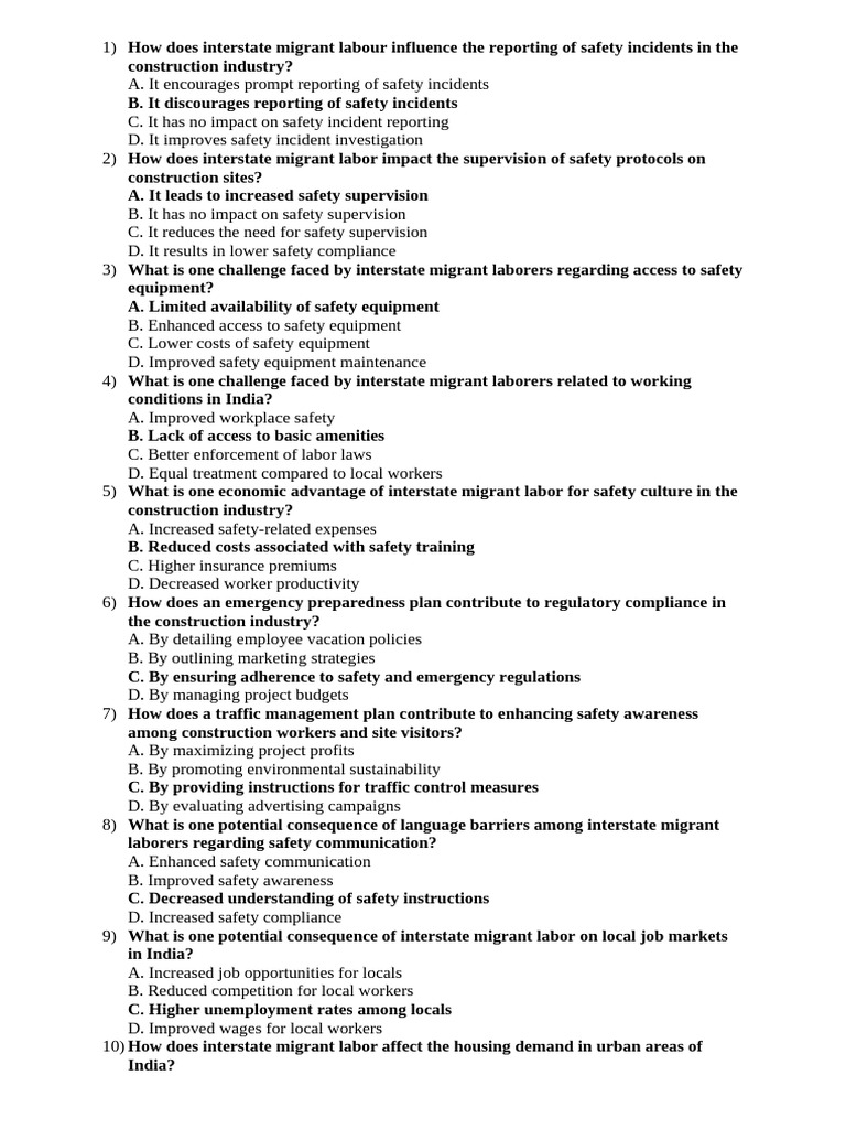 Unit 1 - Construction Management System | PDF | Occupational Safety And Health | Labour Economics