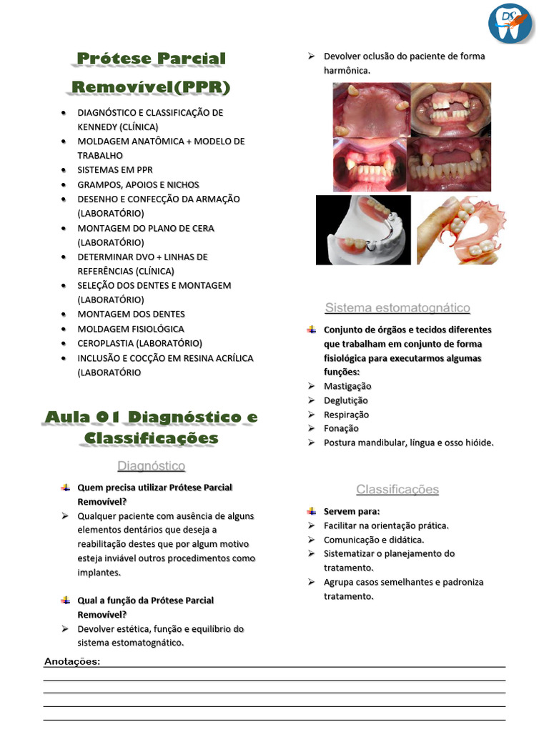 Linha de Fulcro em Prótese Parcial | PDF | Prótese | Dente humano