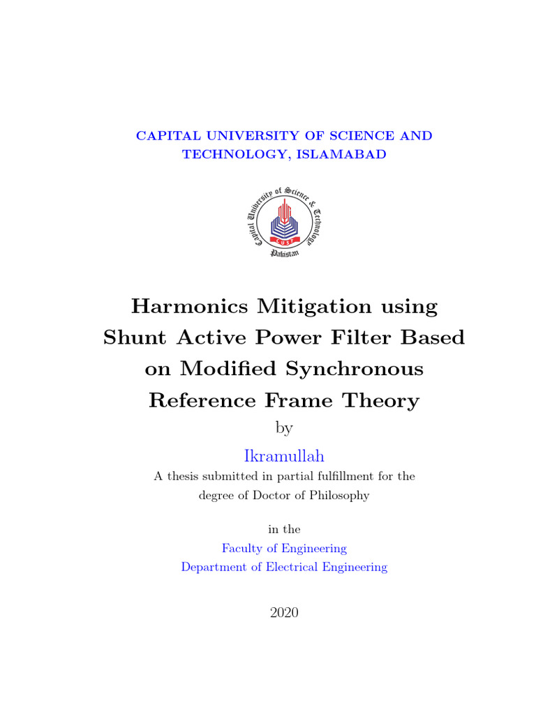 PHD Thesis Ikram Ullah | PDF | Electrical Engineering | Electricity