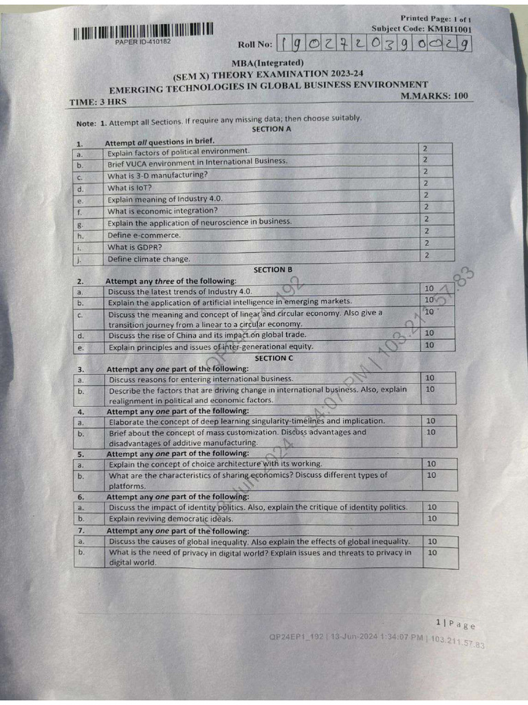 Emerging Technologies & Data Mining | PDF