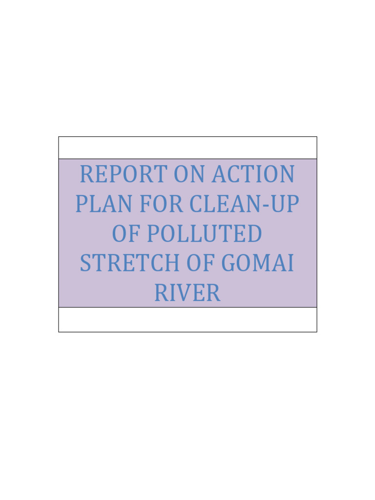 Shahada Drain Action Plan | PDF | Sewage Treatment | Water Quality