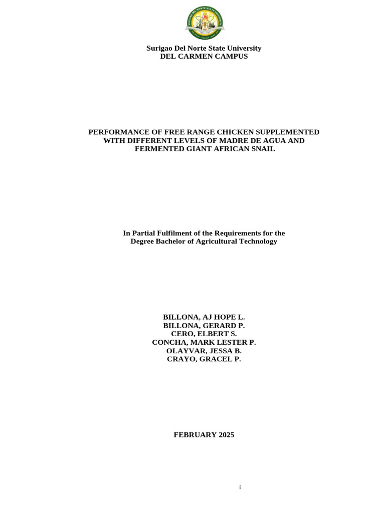 Native Chicken Research - 060924 | PDF | Poultry | Poultry Farming