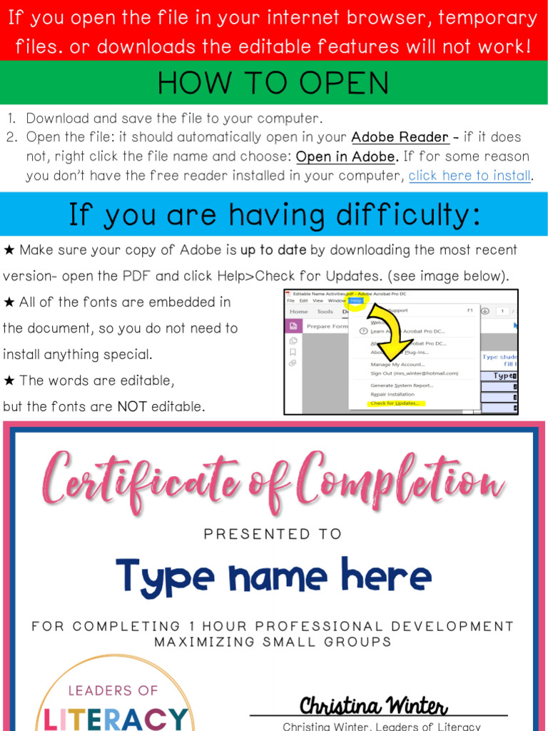 Maximizing Small Groups PD Certificate | PDF