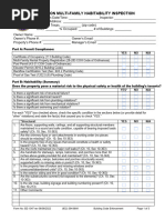 DSS-10A Apartment Review Checklist | PDF | Kitchen | Stairs