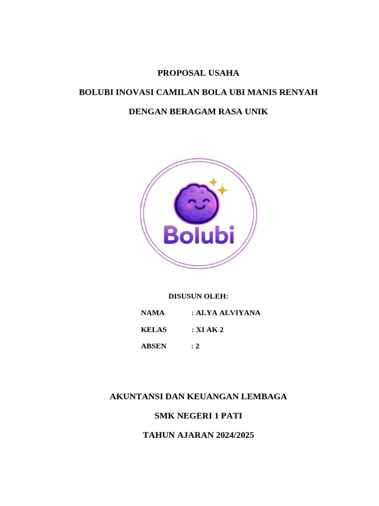 Inovasi Camilan Bola Ubi Manis Renyah | PDF