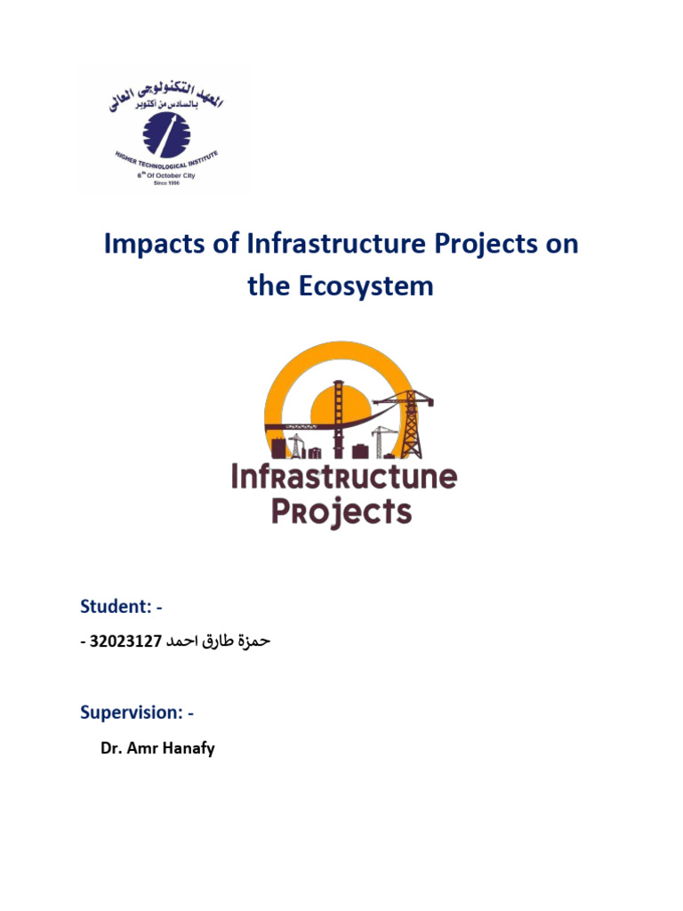 Infrastructure Projects' Ecological Impact | PDF | Infrastructure ...