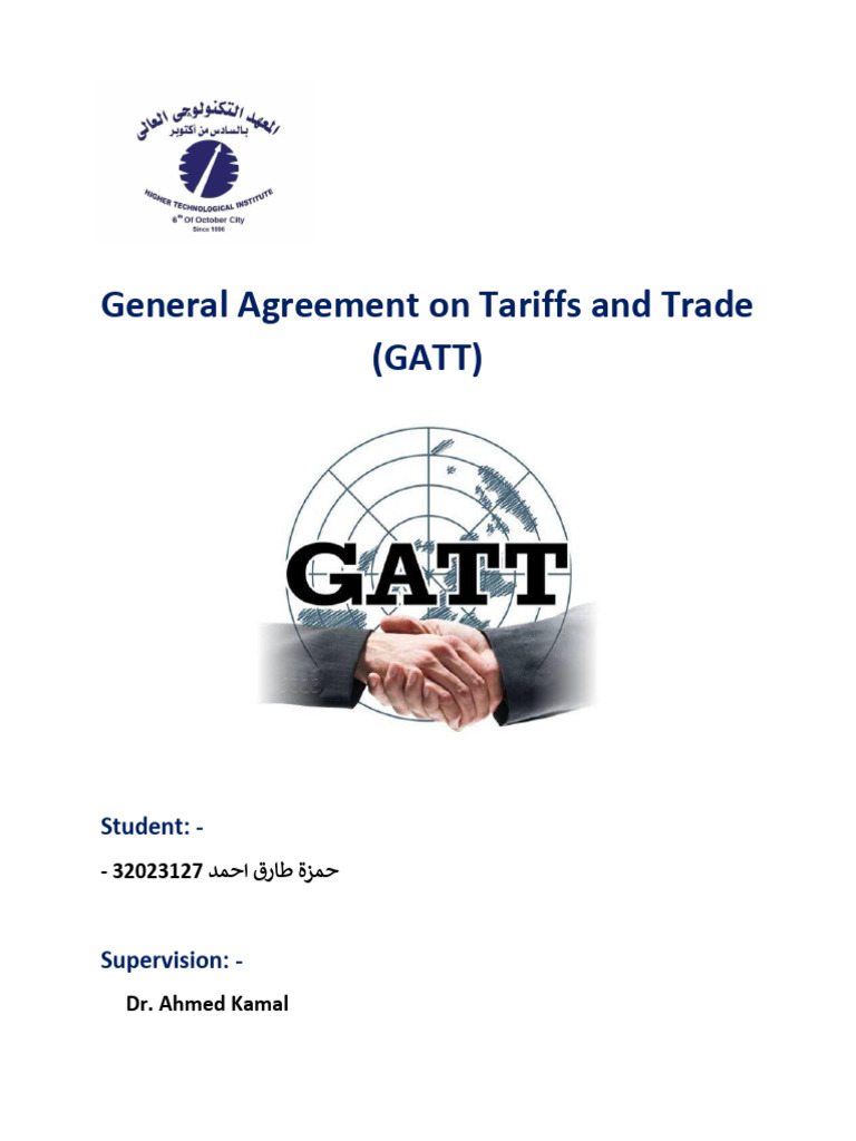 Overview of GATT and Its Impact | PDF | General Agreement On Tariffs And Trade | World Trade ...