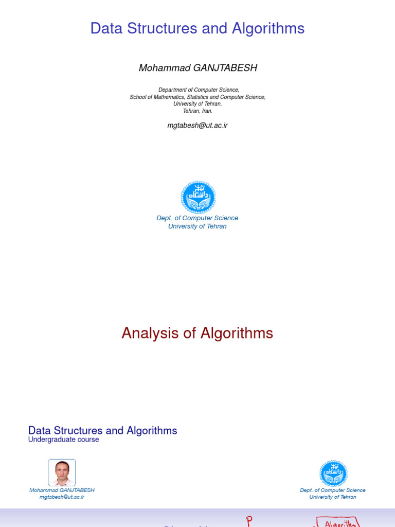 DSA-03-Analysis_Algorithms | PDF | Algorithms | Computational Complexity Theory