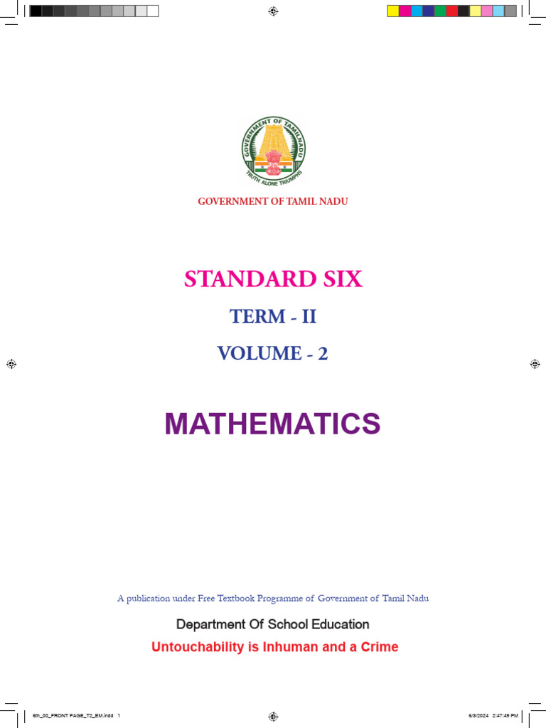 Class 6 Mathematics English Medium-Term 2-2024 Edition-www.tntextbooks.in | PDF | Factorization ...