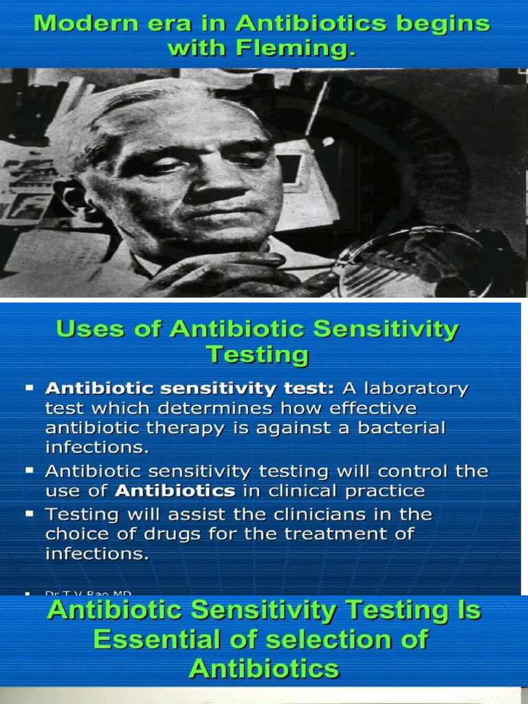 Antibiotic Sensitivity Testing.......... | PDF