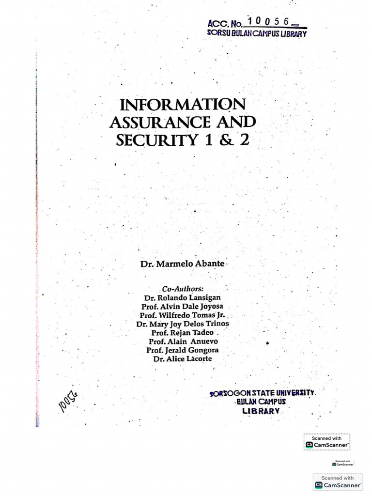 Information Assurance & Security | PDF