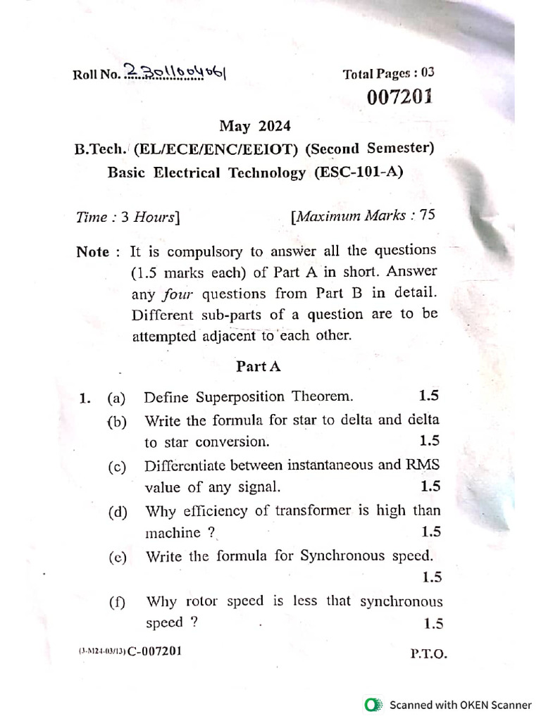 BET Question Paper 2025 Ymca | PDF
