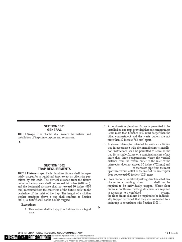 Chapter 10-Ttraps&interceptors and Separators | PDF | Sanitary Sewer | Storm Drain