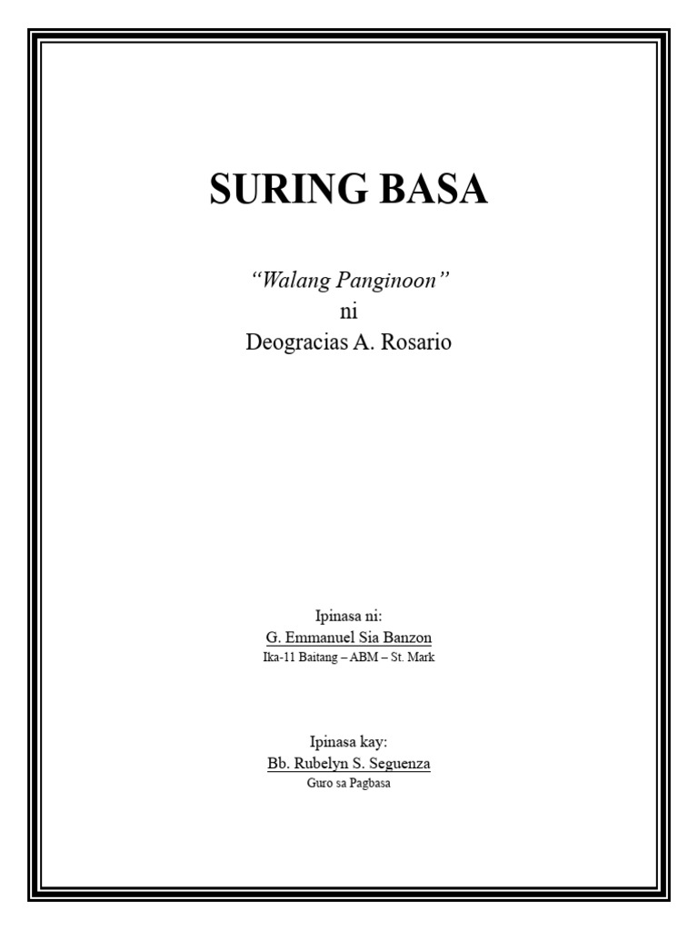 PT 3 - Suring Basa | PDF