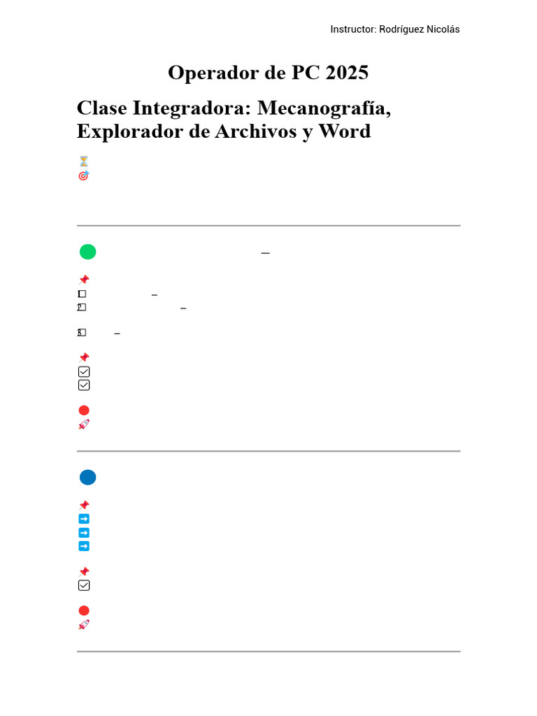 OpPC Clase4 | PDF | Archivo de computadora | Microsoft Word
