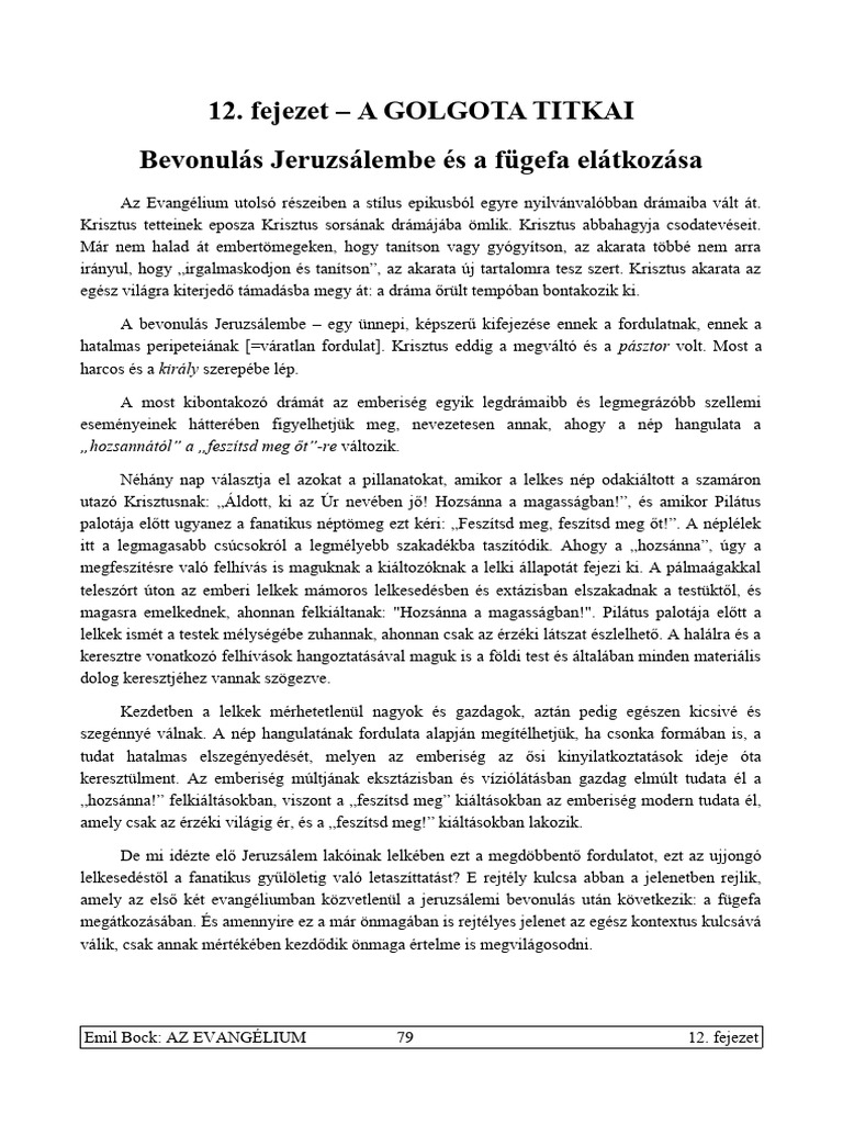 A Golgota Titkai 01 | PDF