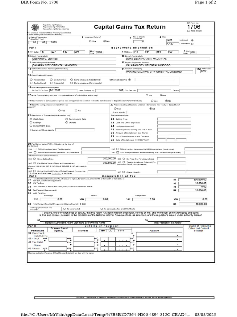 1706 lean FORM_merged | PDF | Taxes | Money