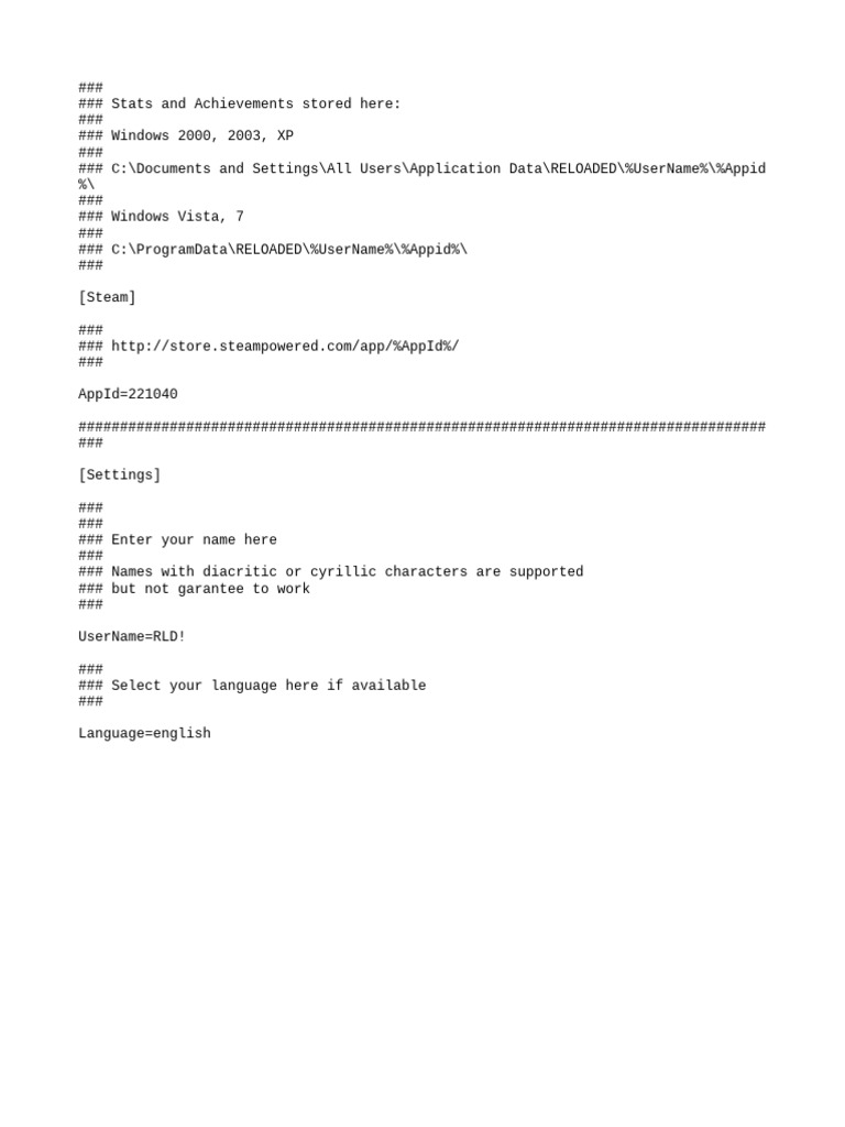 Steam RLD Configuration Guide | PDF