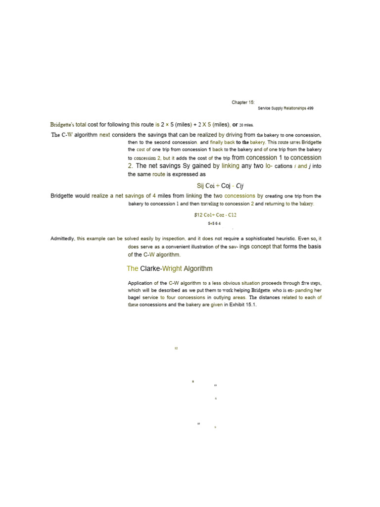 rgipt_clarke n wright-example$$ | PDF | Routing | Applied Mathematics