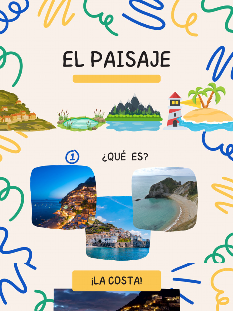 El Paisaje. Repaso de Vocabulario | PDF