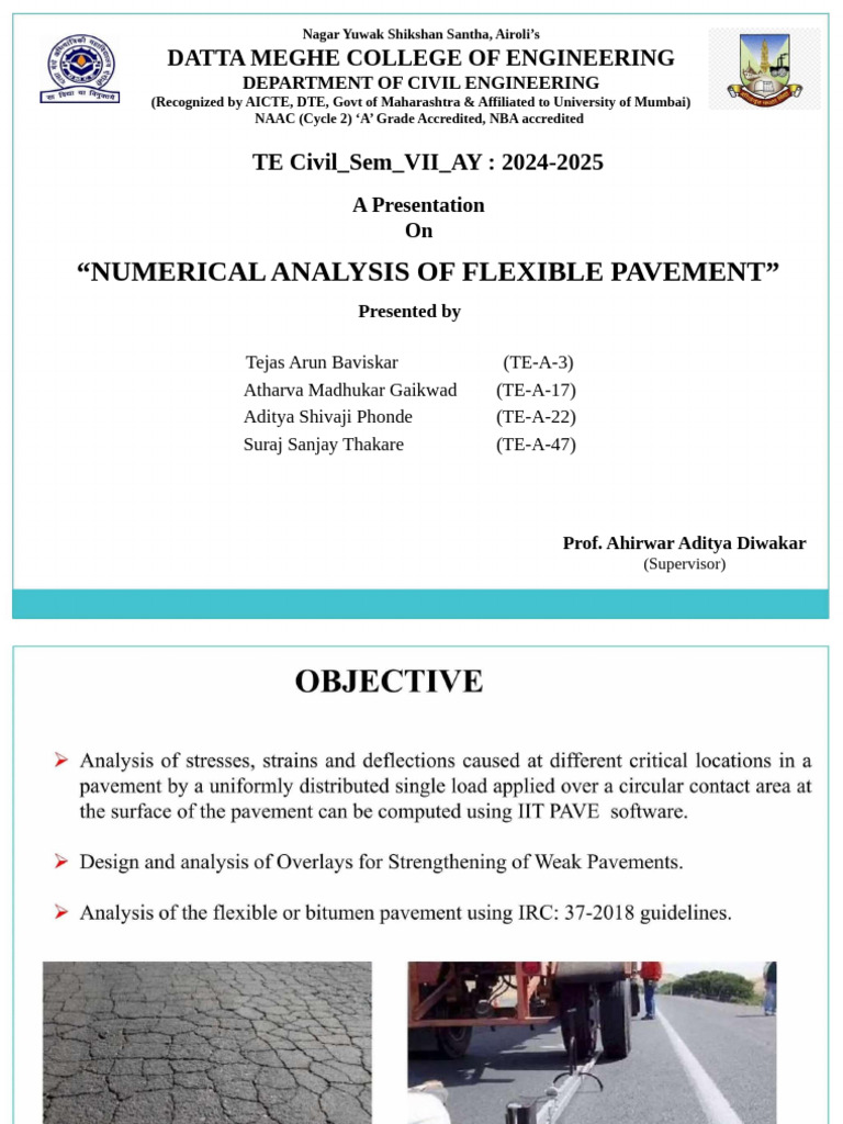 Mini Project PPT - Sem 6-1 | PDF | Road Surface | Soil Science