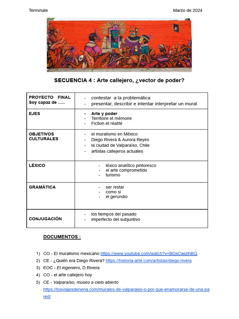Sequence 4 - Espagnol | PDF