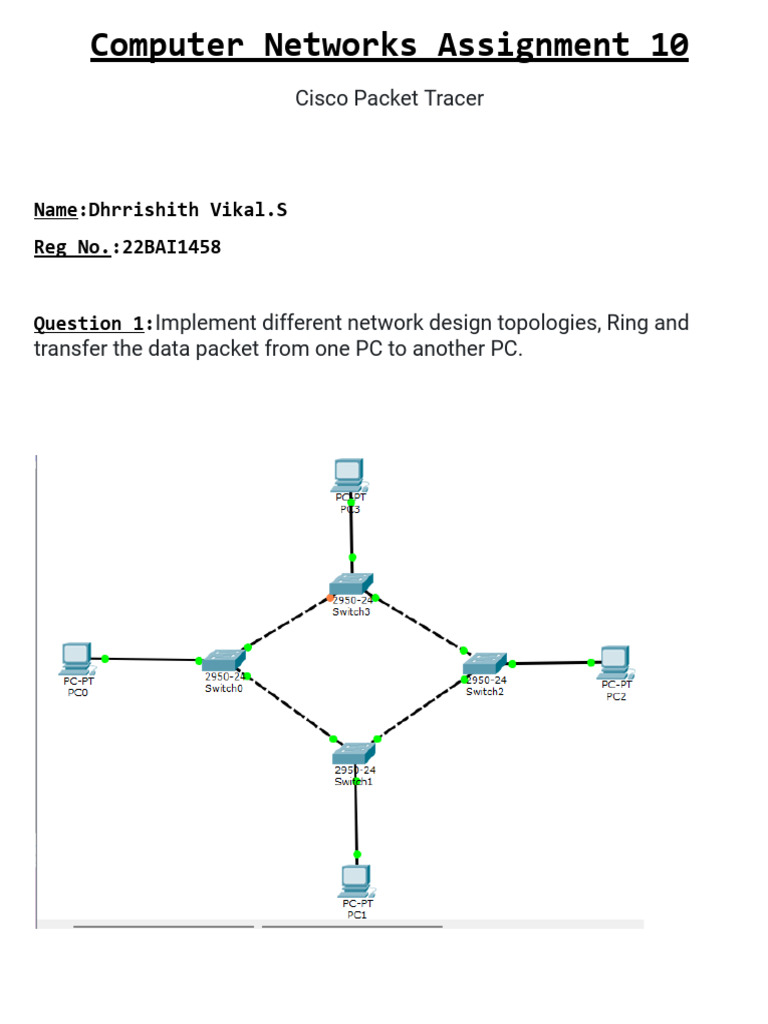 CN - Lab Assignment 10 | PDF