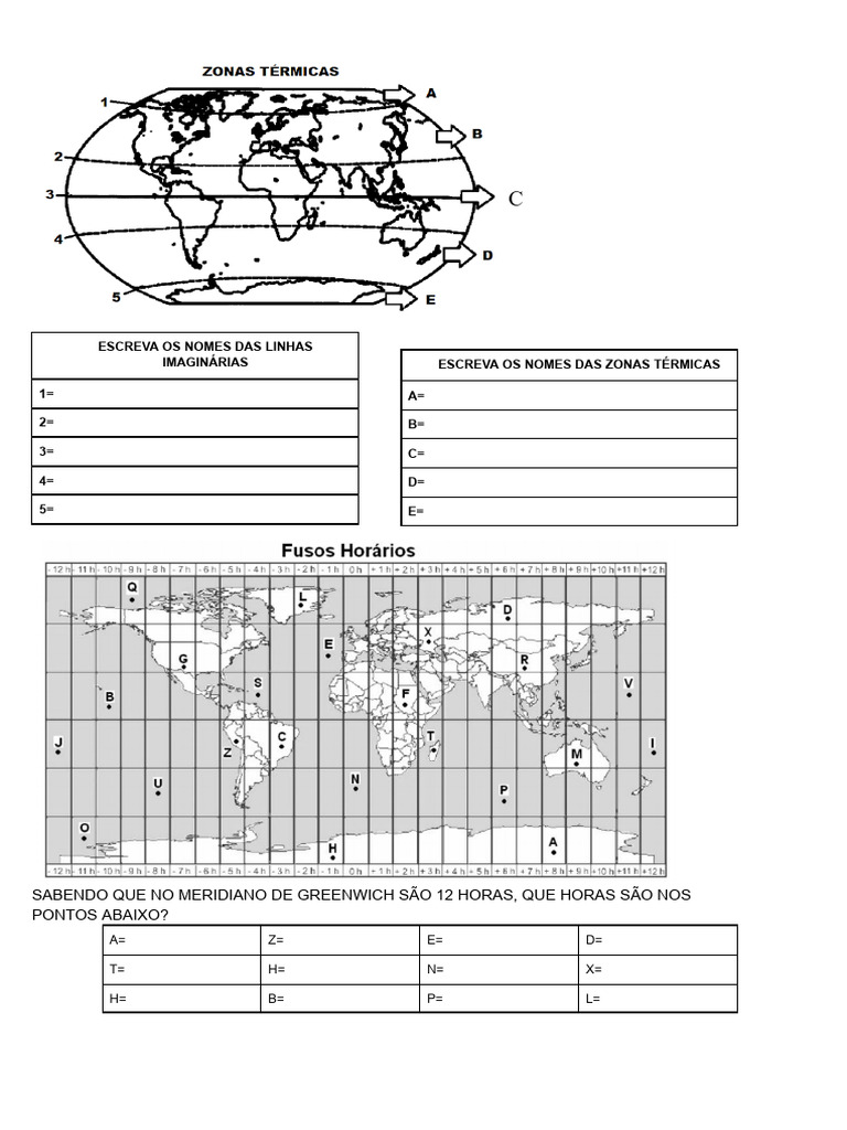 Atividade 6 Ano | PDF