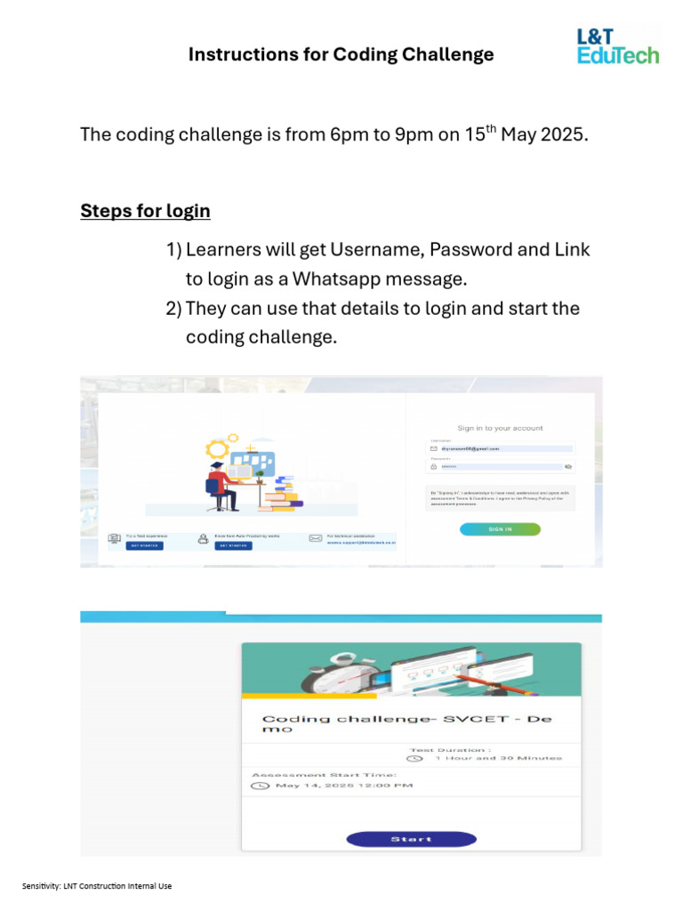Coding Challenge Instructions - 15th Apr 2025 | PDF
