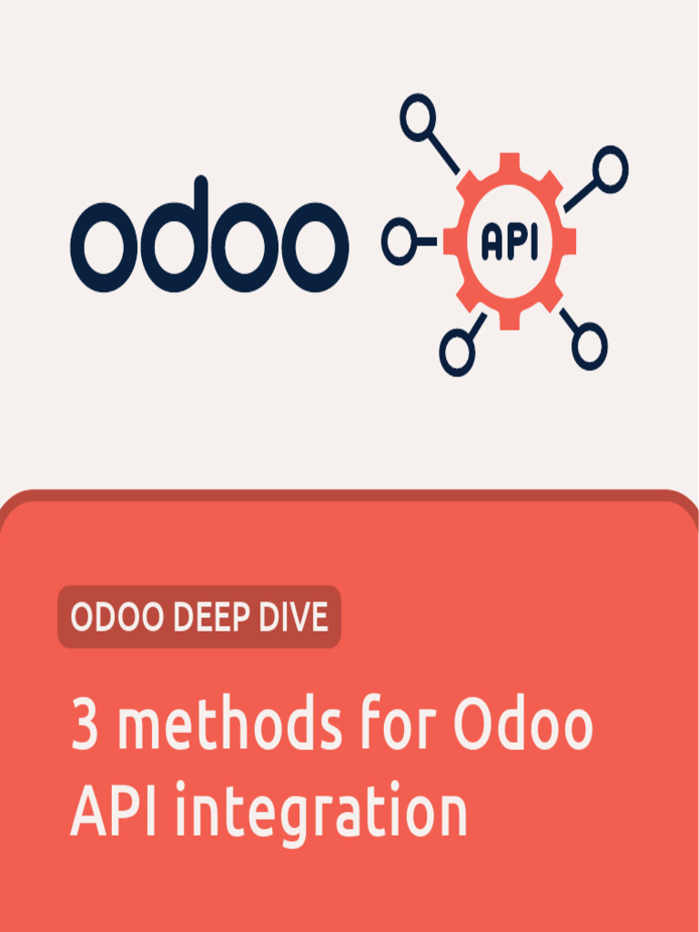 Odoo API Integration | PDF