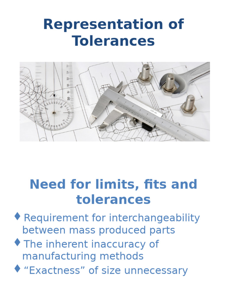 Representation of Tolerances | PDF | Engineering Tolerance | Analysis