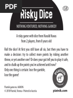 10,000 Dice Game Rules and Scoring | PDF | Dice | Gaming