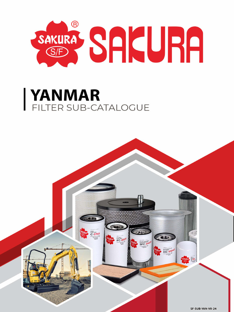 Yanmar Excavator and Filter Applications | PDF | Loader (Equipment ...