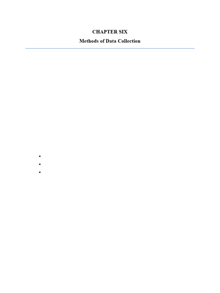 Research Methods Chapter 6 | PDF | Survey Methodology | Questionnaire