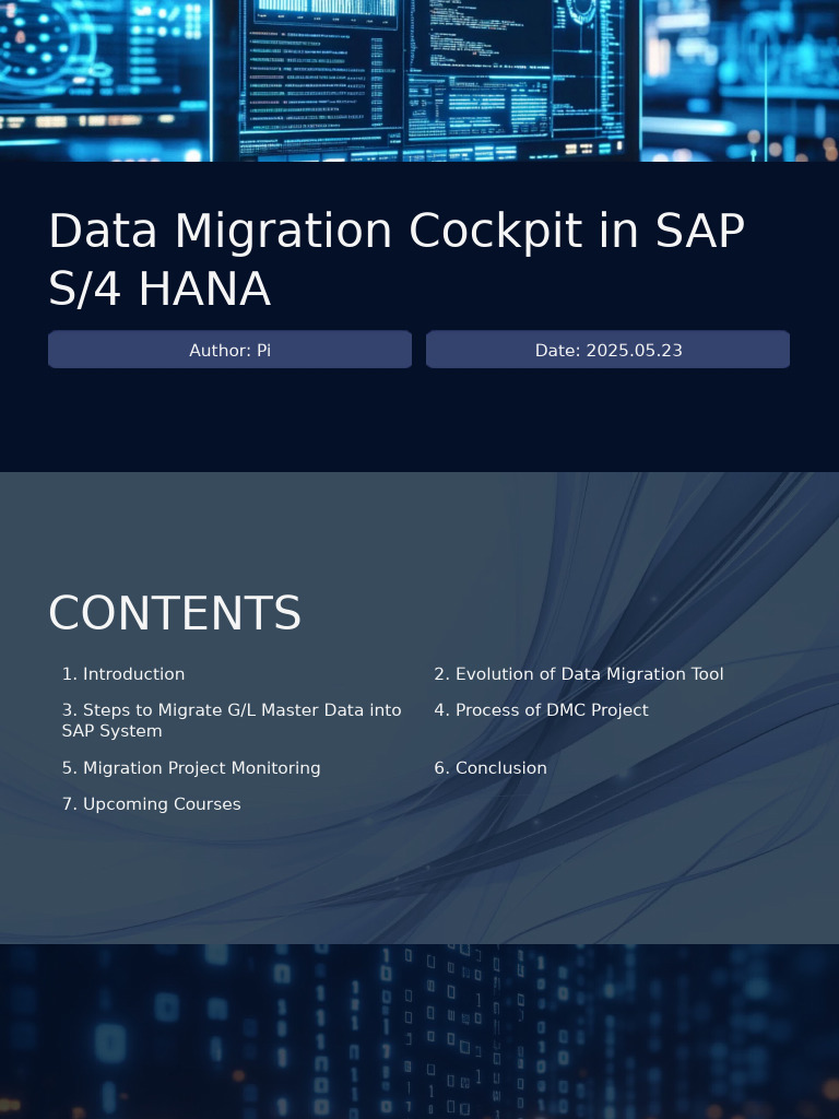 Data Migration Cockpit in SAP | PDF | Microsoft Excel | Computing