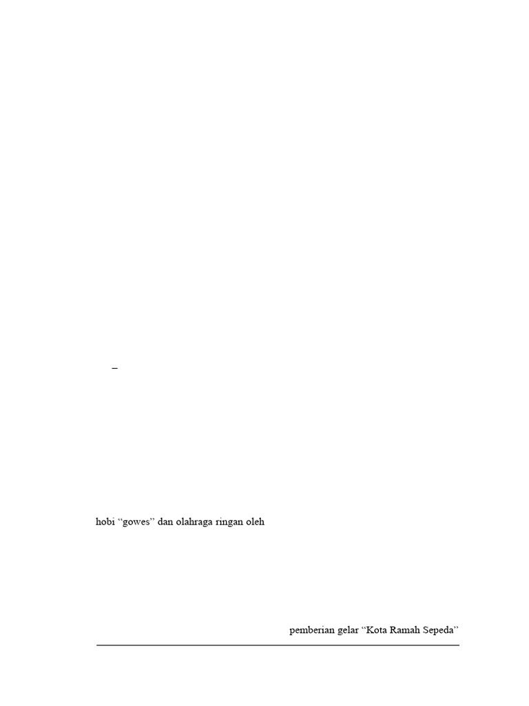 ANALISIS POTENSI PENGEMBANGAN LAJUR SEPEDA TERINTEGRASI BRT SEMARANG | PDF