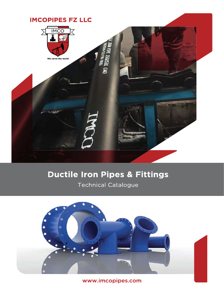 Imco DI Pipes & Fittings Complete | PDF | Pipe (Fluid Conveyance ...