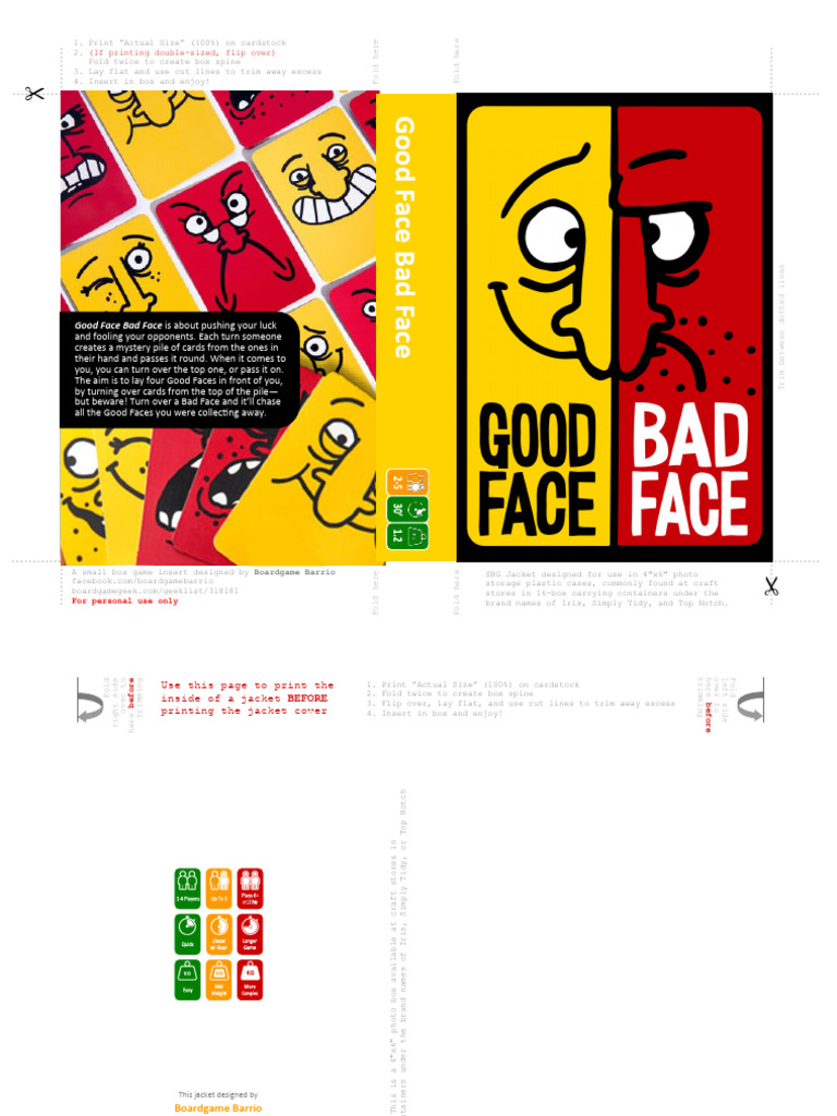 SBG Jacket - Good Face Bad Face | PDF