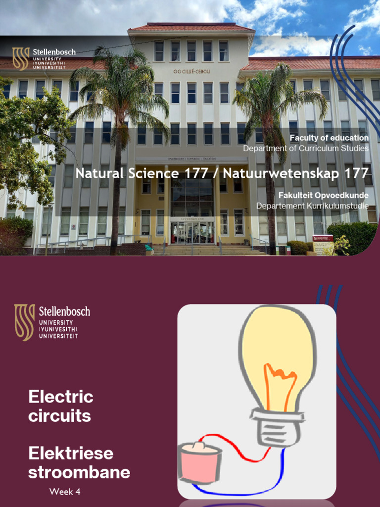 Electric Circuits Part 1 - Elektriese Stroombane Deel 1 | PDF | Voltage | Electric Current