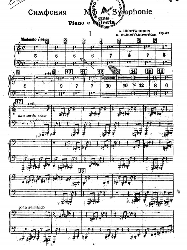 Shostakovich sinfonia 5 | PDF